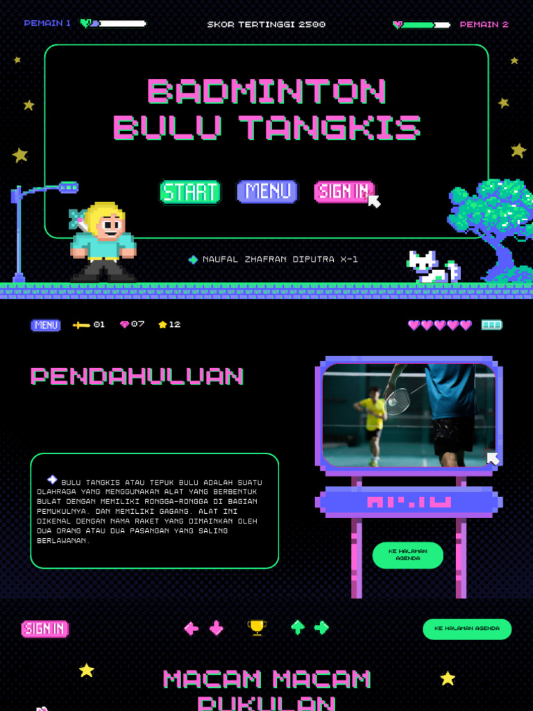 Presentasi Hitam Hijau Neon Merah Muda Neon Trendi Ilustratif Kreatif | PDF