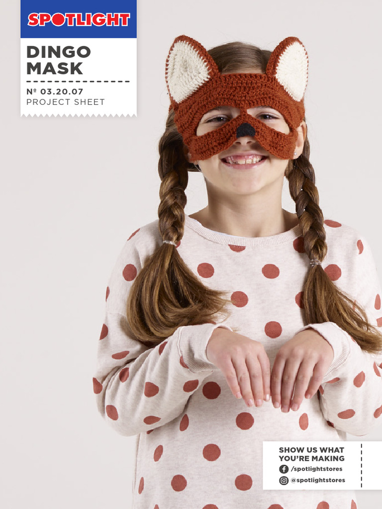 Dingo Mask Project | PDF | Folk Art | Clothing