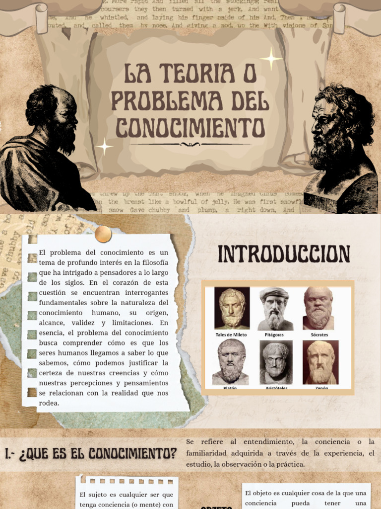 Problema Del Conocimiento | PDF | Verdad | Escepticismo