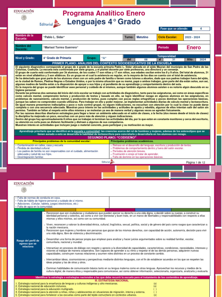 Lengua Jes | PDF | Aprendizaje | Aprendizaje en base a proyectos
