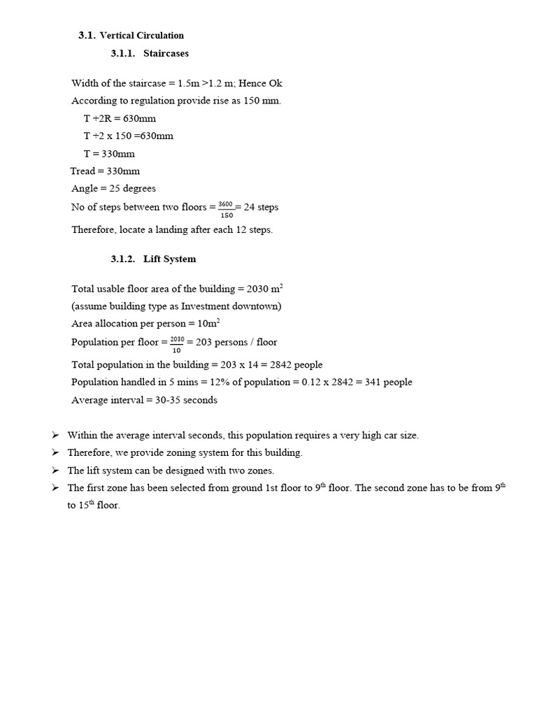 Vertical Circulation | PDF | Elevator | Stairs