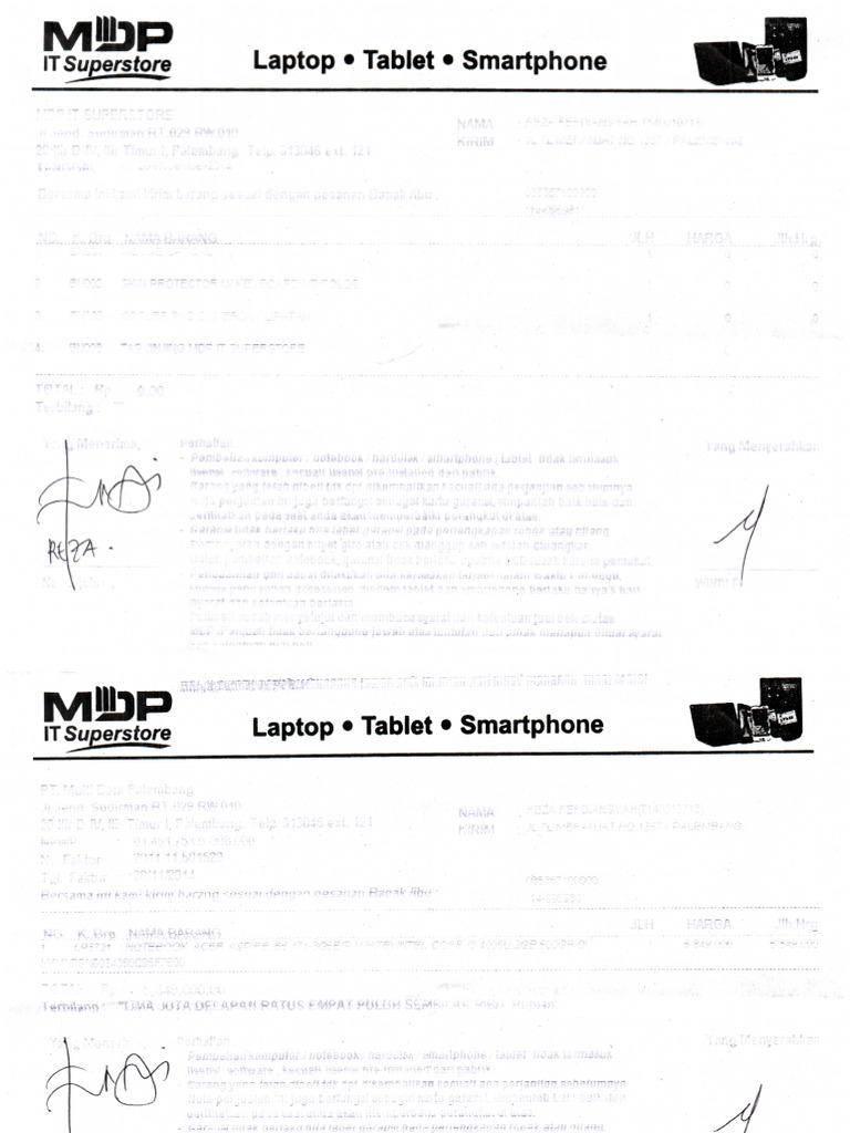 Nota Laptop Manager | PDF