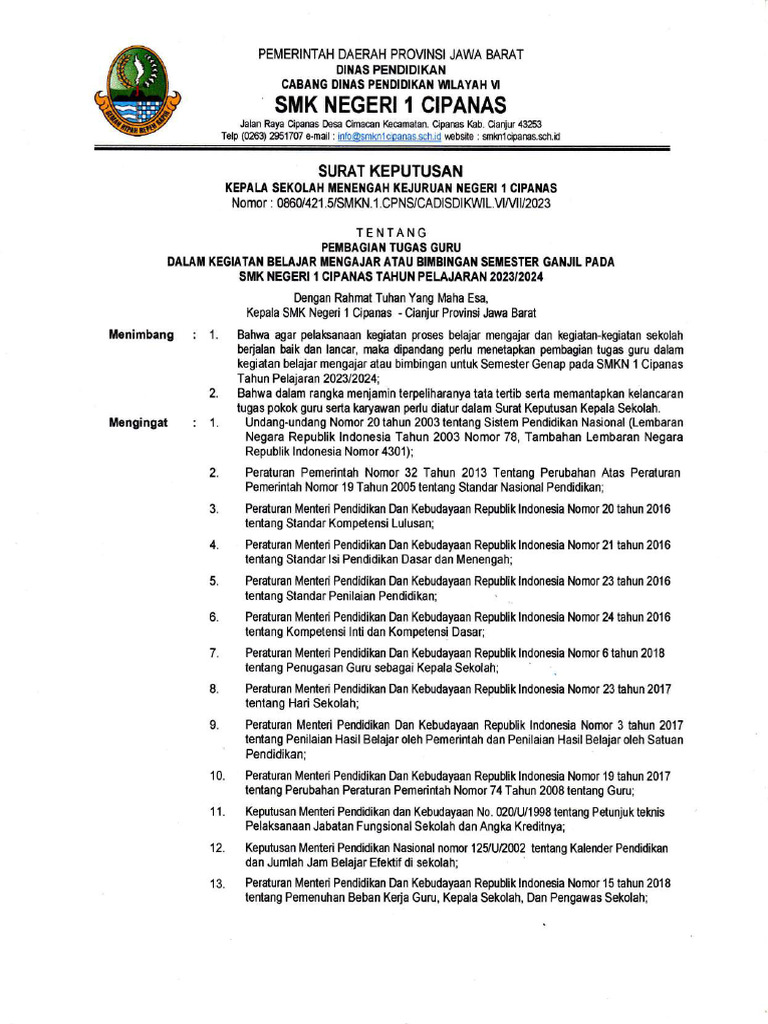 SK Mengajar Fetie 2023-2024 | PDF