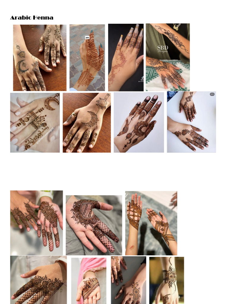 Henna Designs PDF | PDF