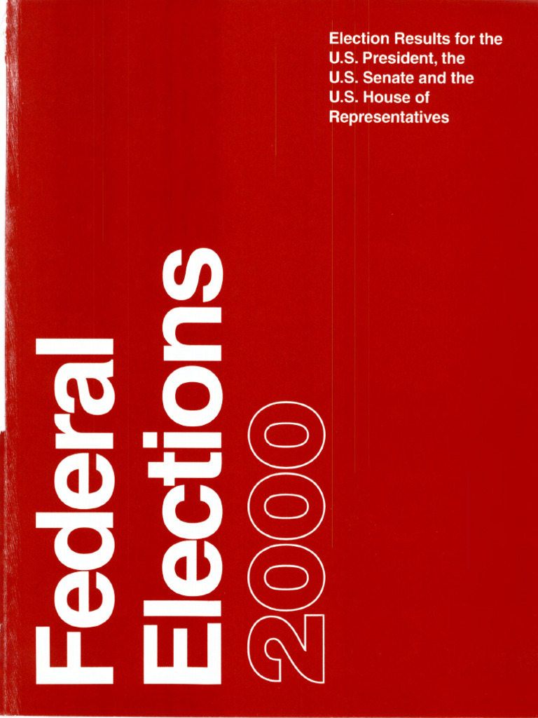 Federal Elections 00 | PDF | Voting | Two Round System