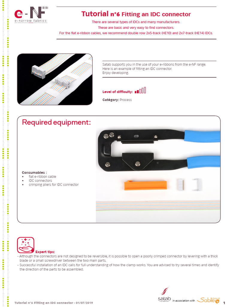 Fitting IDC Connectors Tutorial | PDF | Electrical Connector | Components