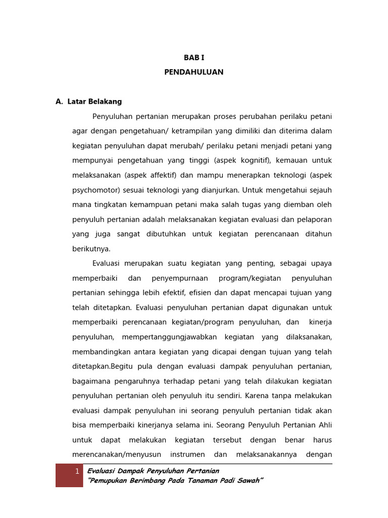 Evaluasi Pemupukan Berimbang | PDF