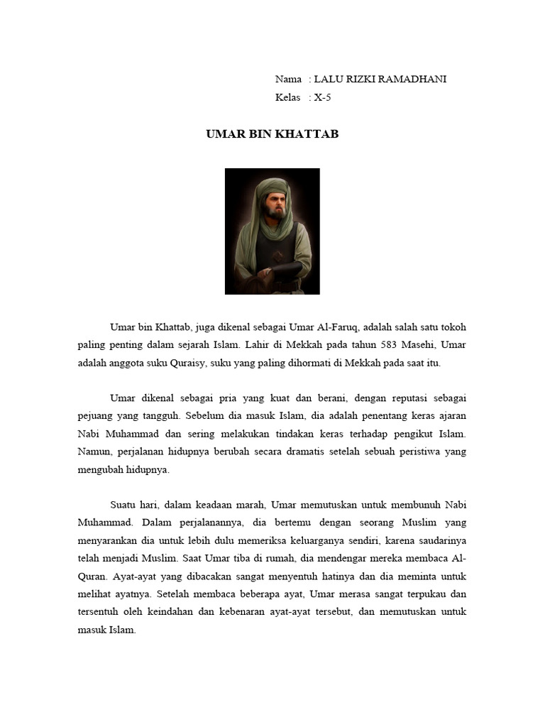 Umar Bin Khattab | PDF