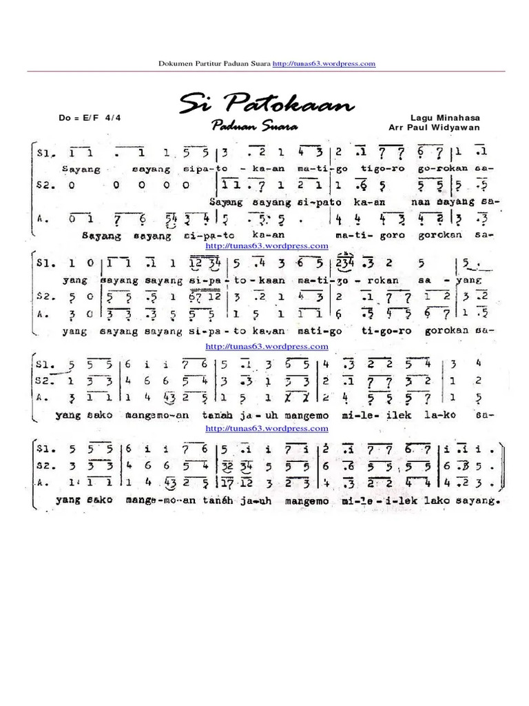 Si Patokaan 3 Suara | PDF