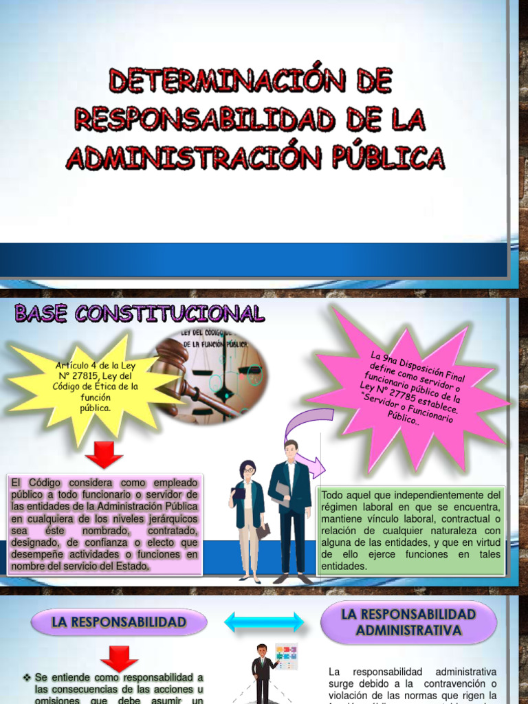 3 Si Determinacion de Responsabilidad de La Administracion Pública ...