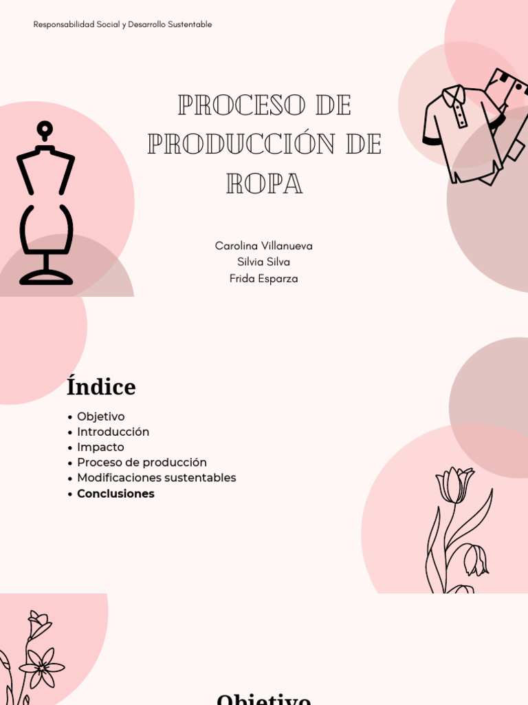 Producción de Ropa | PDF | Ropa | Diseño