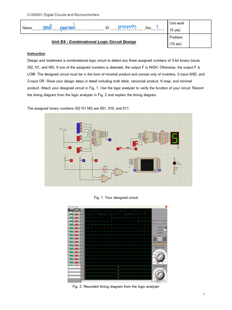 Combinational Logic Circuit Design Guide | PDF | Logic Gate | Digital ...