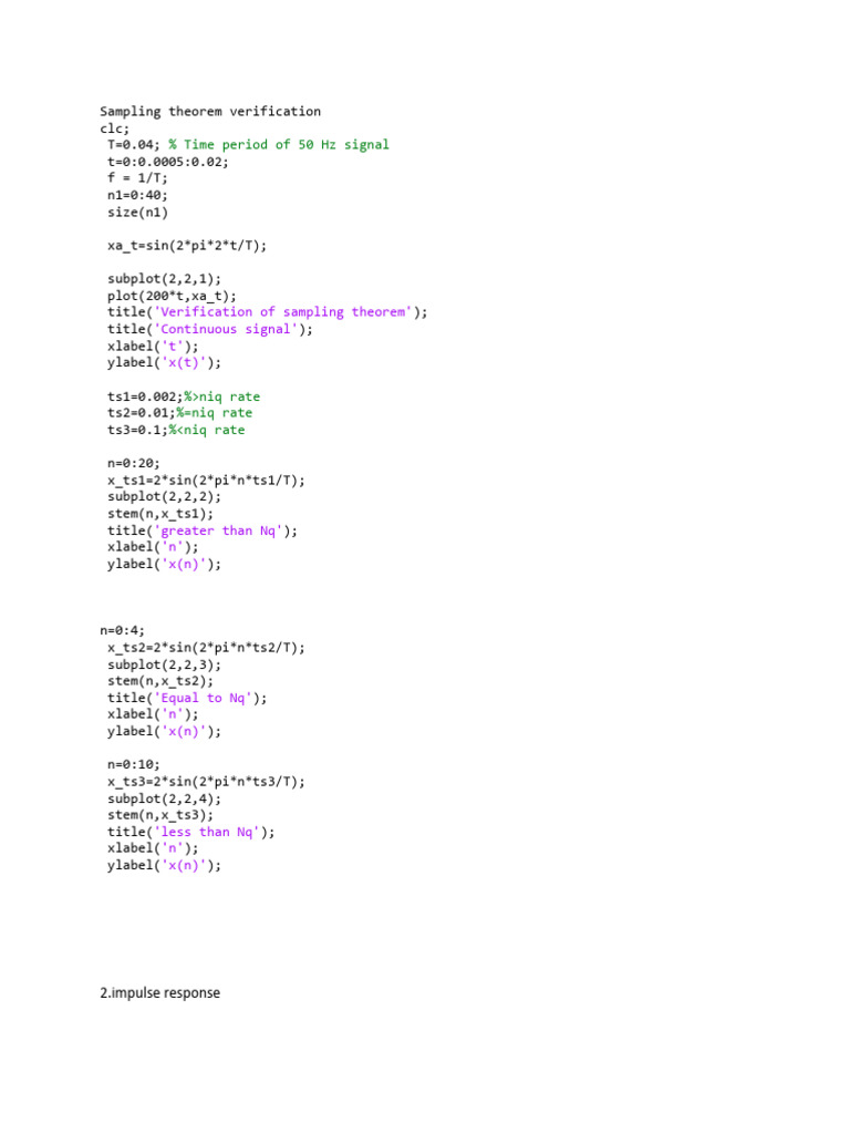 Dsp Programs Pdf Discrete Fourier Transform Theoretical Computer Science