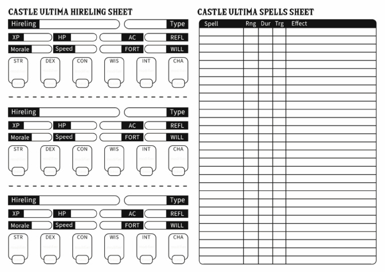 OSR - (Stormforge Productions) - Castle Ultima v1.0 - Spells and ...