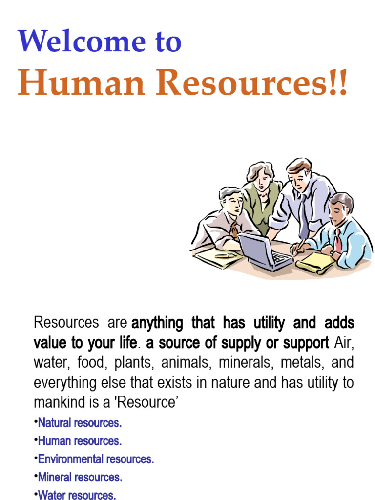 INTRODUCTION of Human Resource Management | PDF | Human Resource ...