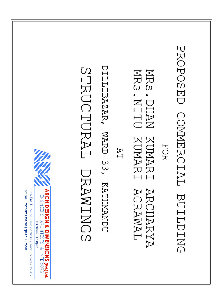 Dillibazar Structure Drawing | PDF