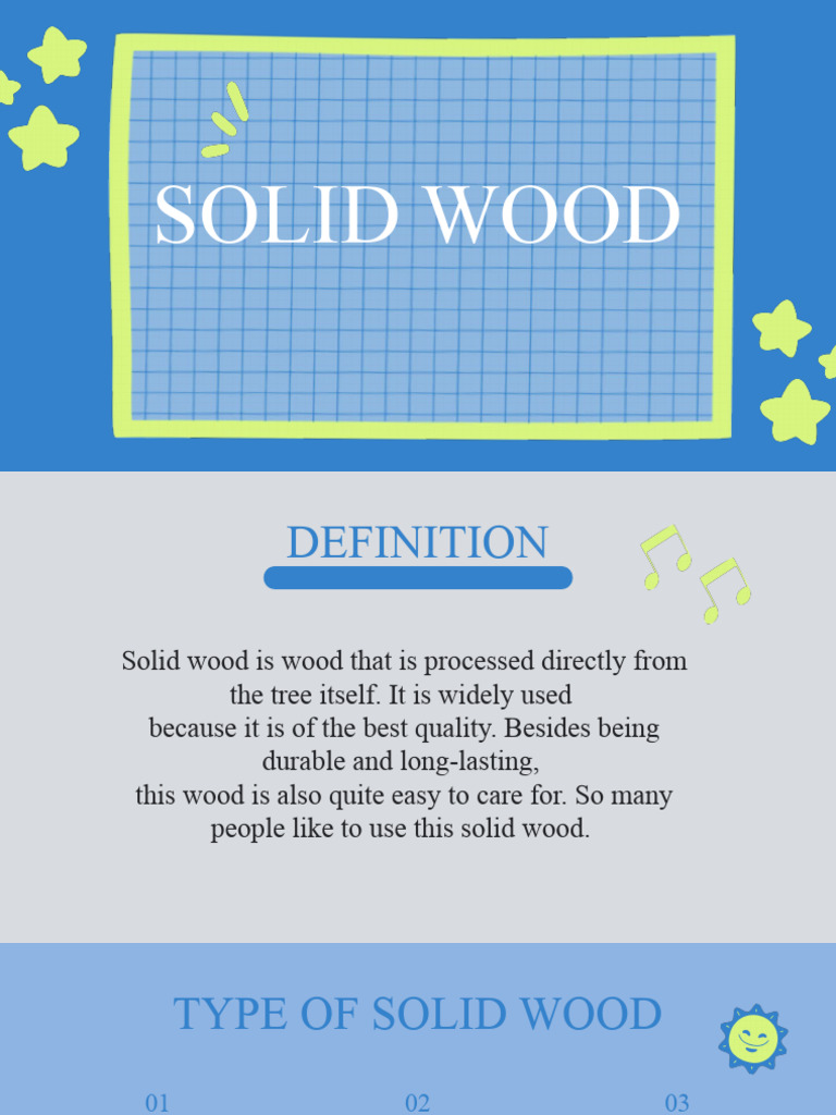 Presentasi Solid Wood | Download Free PDF | Wood | Forest Products