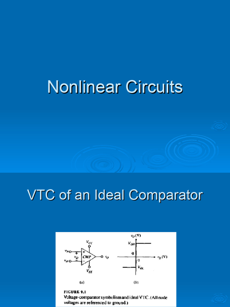 Nonlinear Circuit Applications and Analysis | PDF