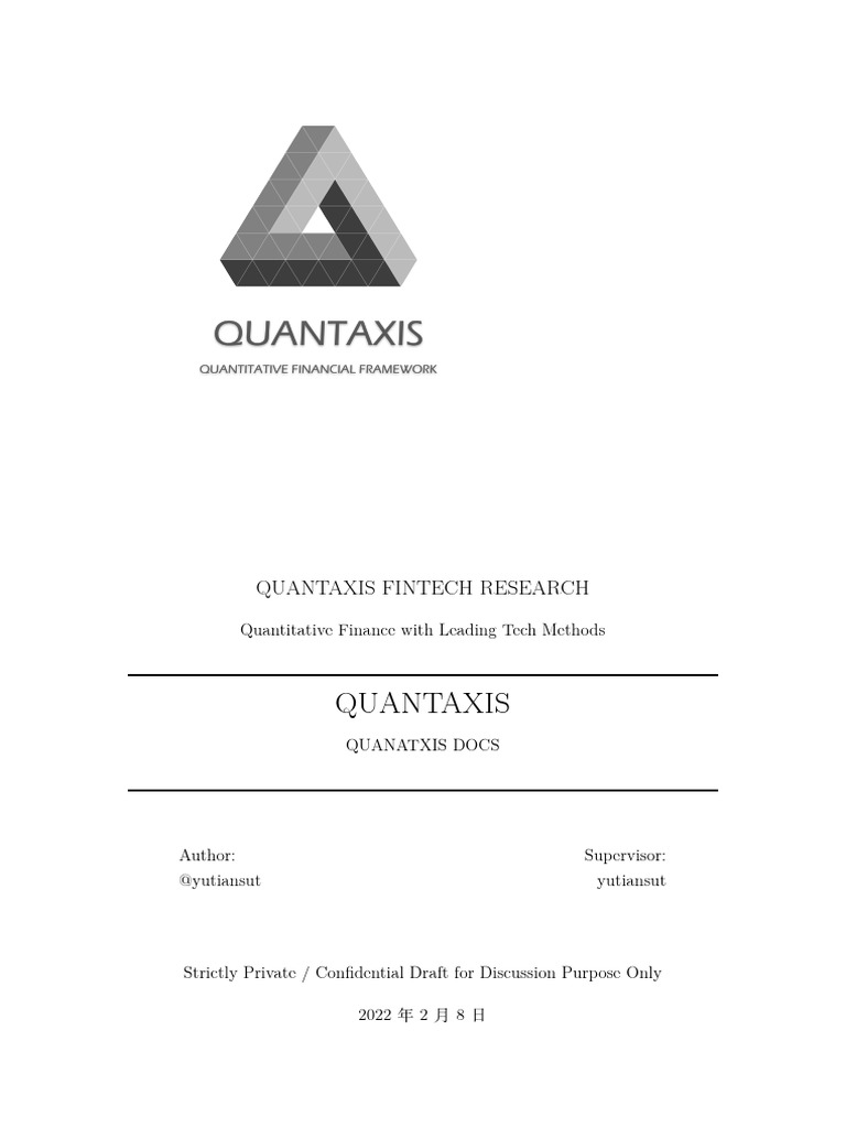Quantaxis | PDF