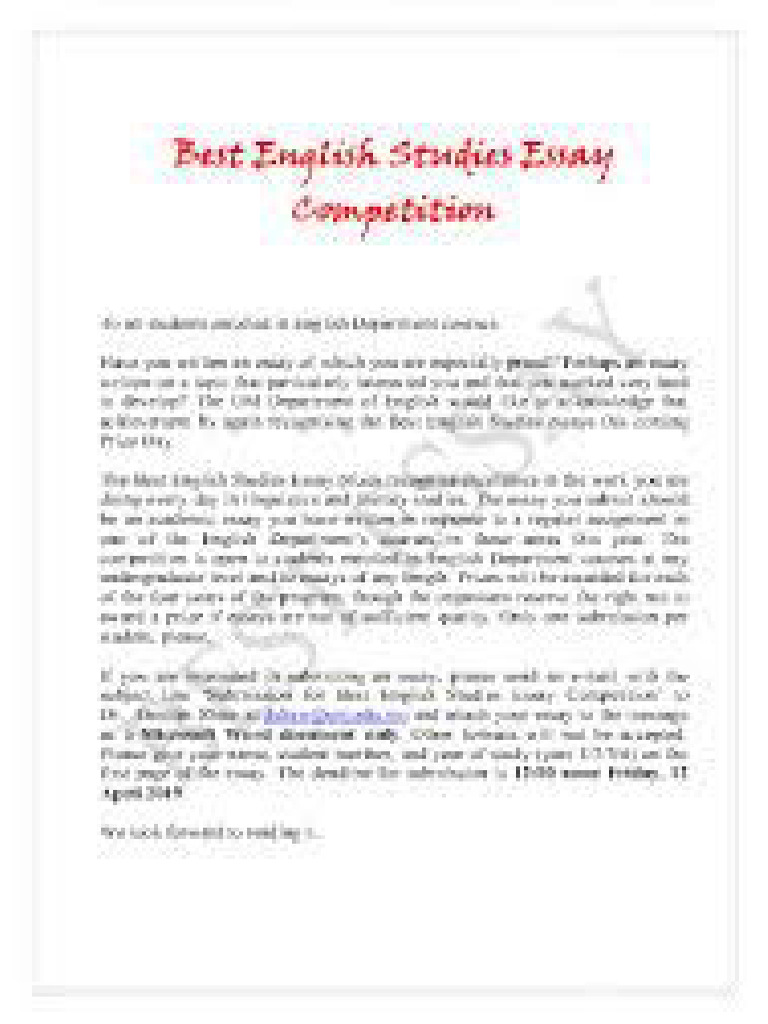 The Proper Format For Essays | PDF