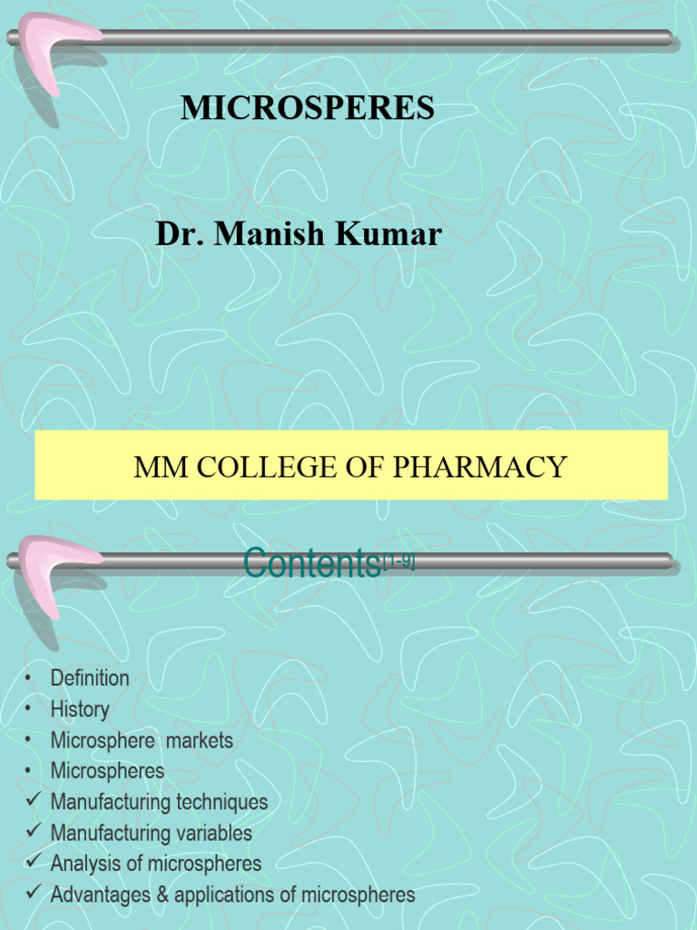 Micro Sphere | PDF | Emulsion | Phase (Matter)