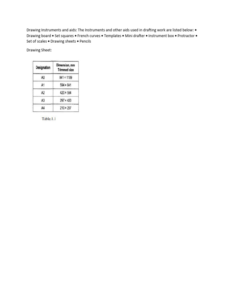 Drawing Instruments and Aids | PDF | Drawing | Classical Geometry