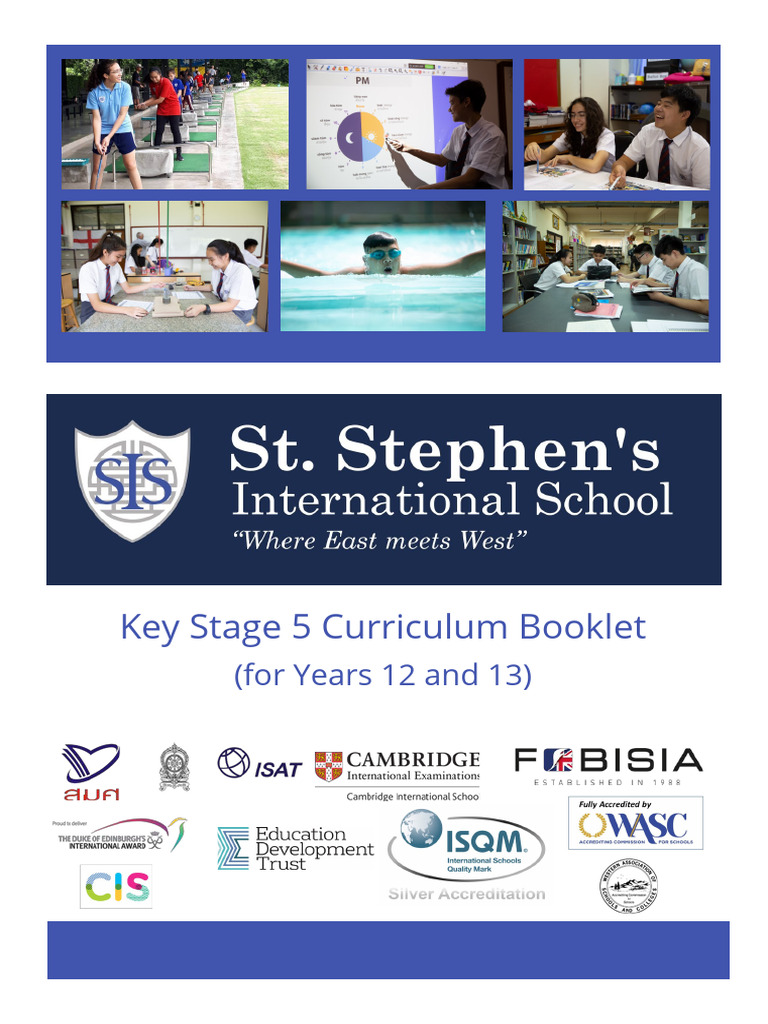 Key Stage 5 Curriculum Overview | PDF | Chemistry | Mathematics