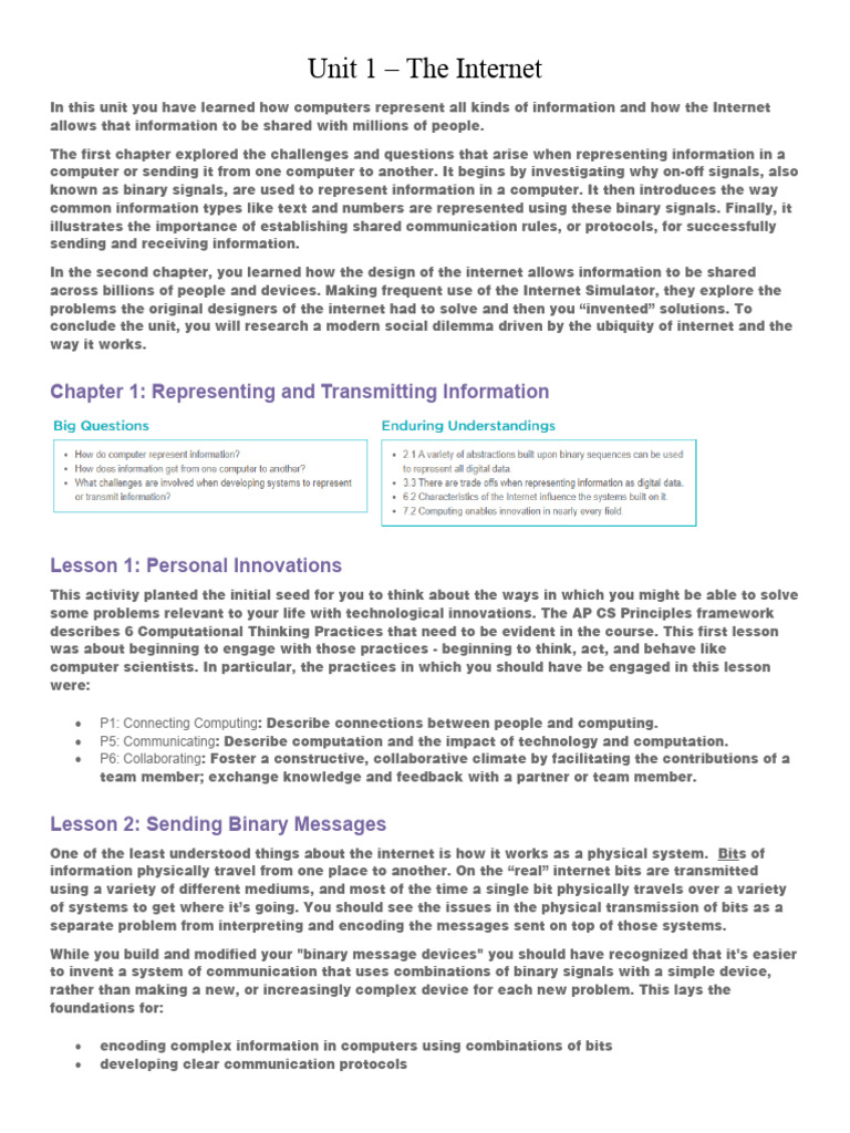 Unit 1 Review | PDF | Computer Network | Router (Computing)