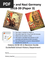 Aqa A Level Germany Revision Guide | PDF | Weimar Republic | Nazism