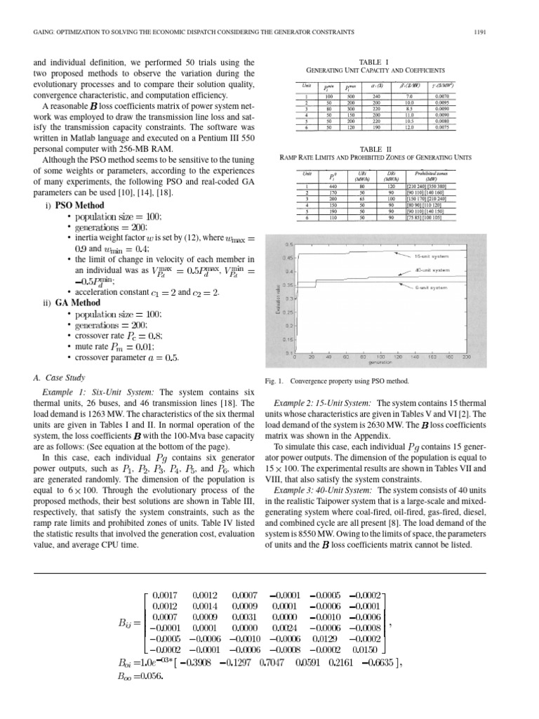 A. Case Study Example 1: Six-Unit System: The System Contains Six Example 2: 15-Unit System: The ...