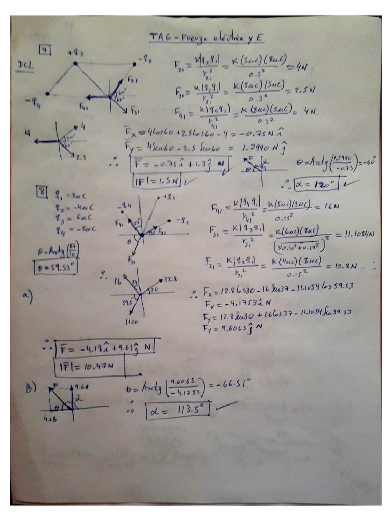 Solucionario Trabajo Academico F y E | PDF