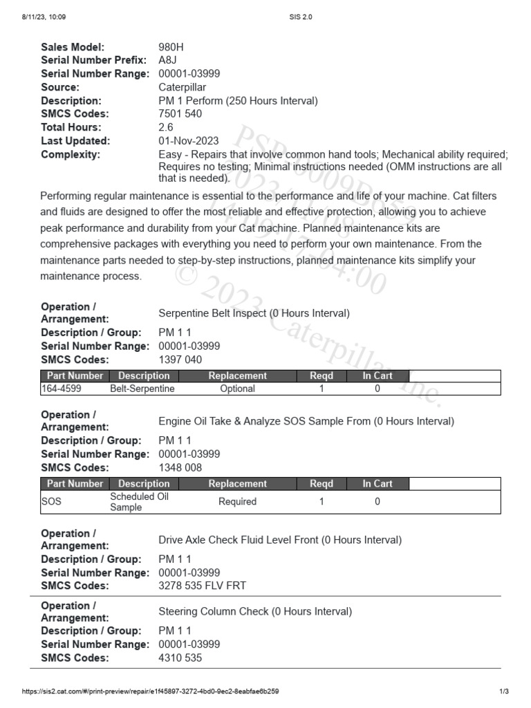 PSP-0009B659 2023/1 1/08 14:09:17-04:00 © 2023 Caterpillar Inc | PDF ...