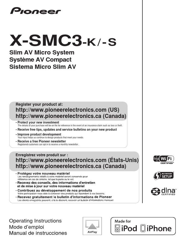 X SMC3 S OperatingInstructions071211 | PDF | Ac Power Plugs And Sockets ...