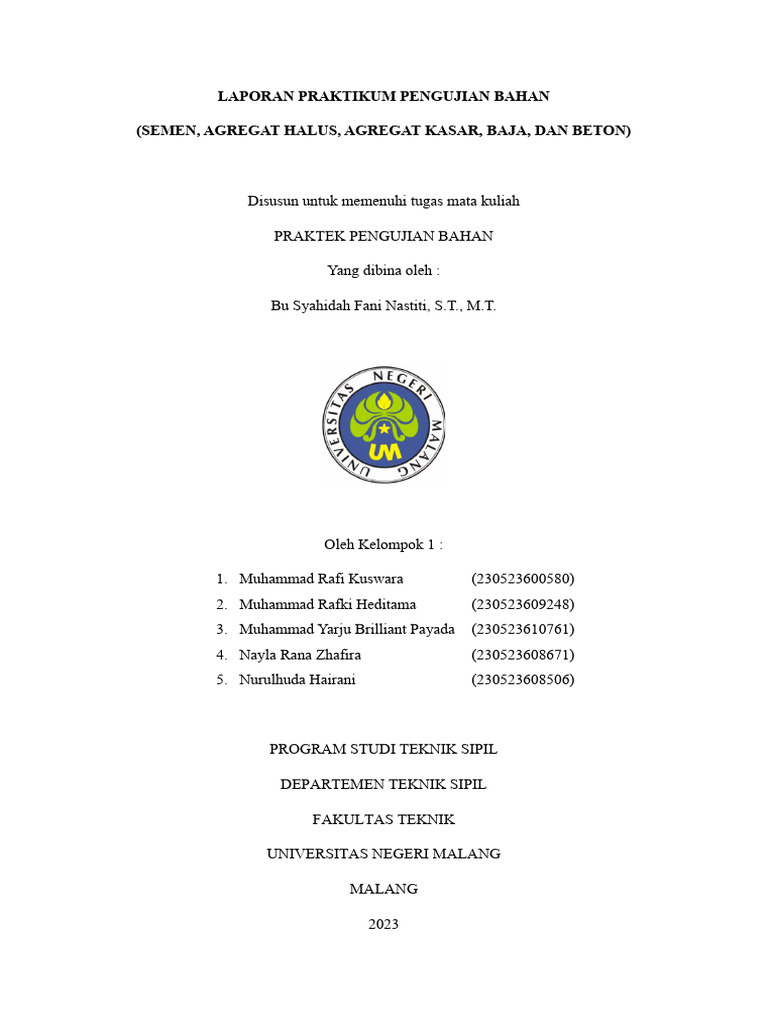 Laporan Praktikum Tekban | PDF