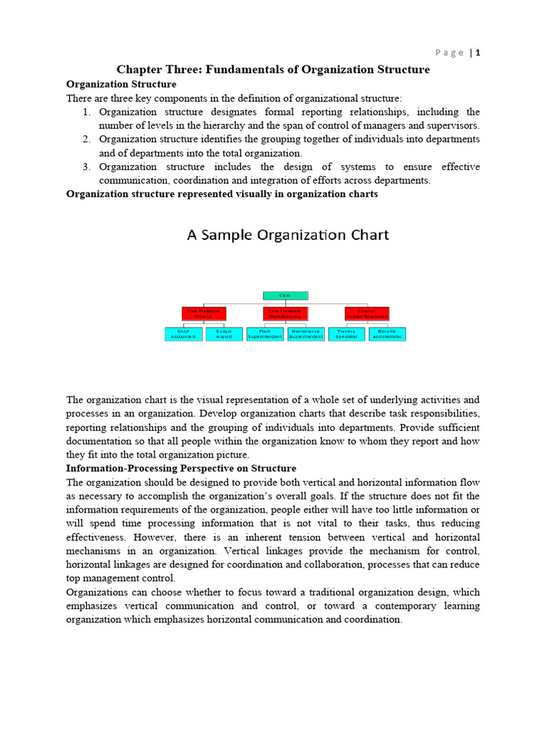 Chapter 3 OT - Edited | PDF | Organizational Structure | Outsourcing