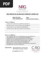 CHHiP Trial: Radiotherapy Protocols | PDF | Radiation Therapy | Ct Scan