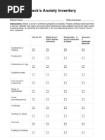 Social Anxiety Questionnaire For Adults (Saq-A30) | PDF | Anxiety ...
