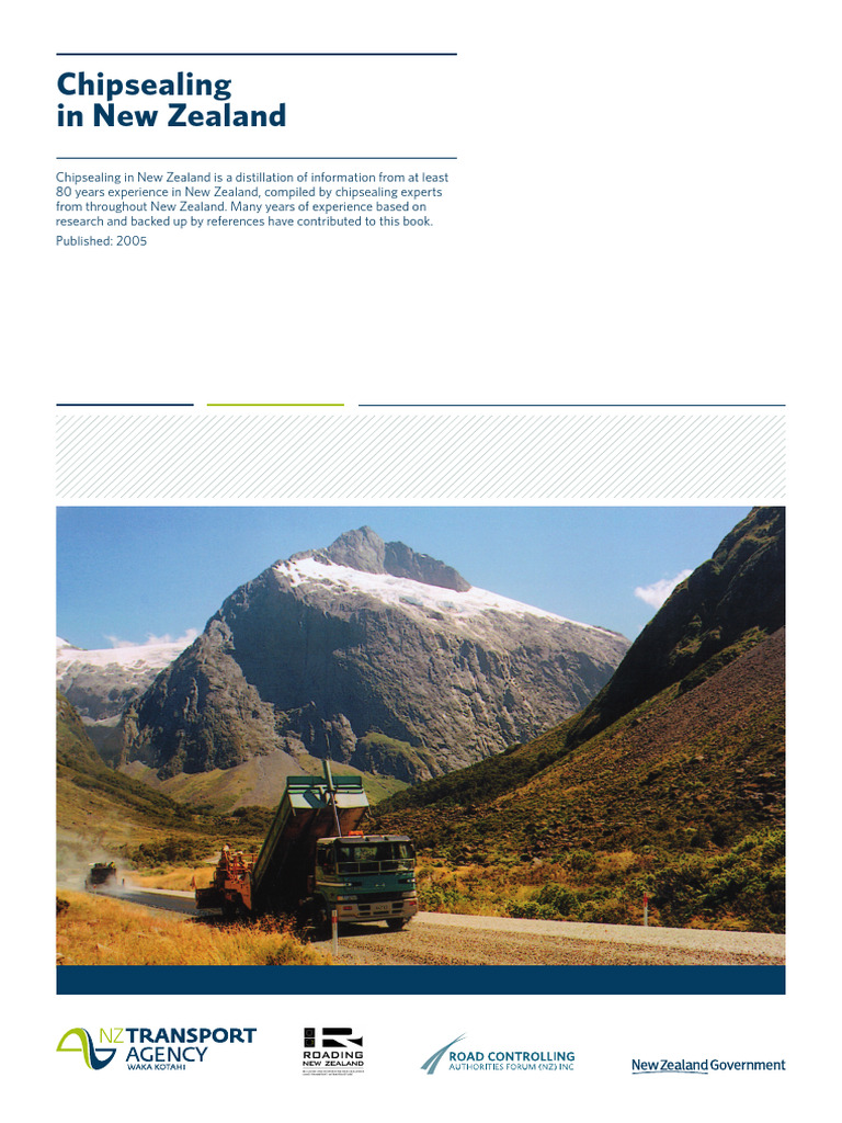 Chipsealing in New Zealand-2005 | PDF