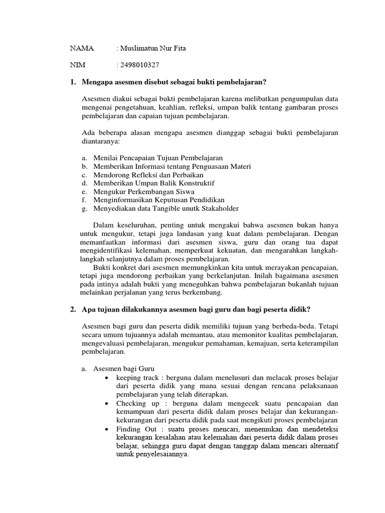 Eksplorasi Konsep-t2-Prinsip Asesmen | PDF