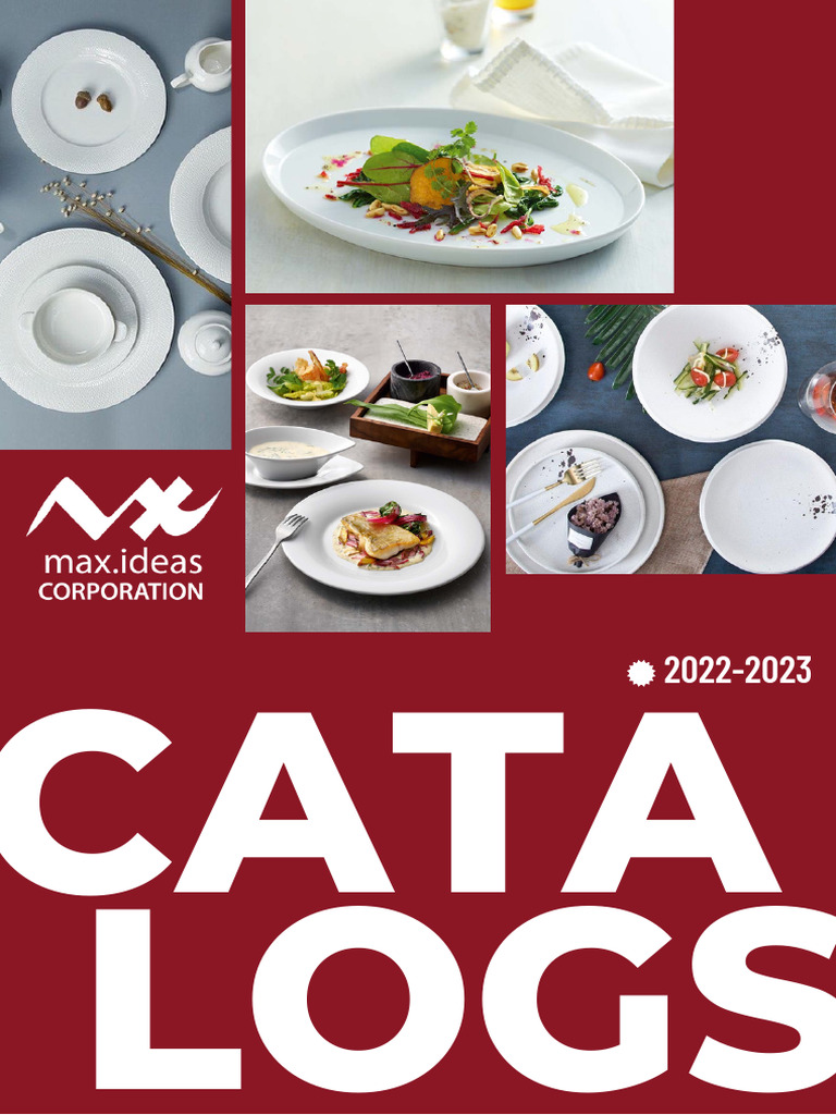 Max - Ideas Brand Catalogs | PDF | Tableware | Food And Drink