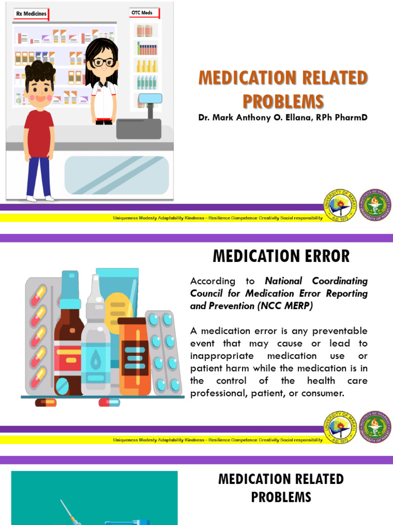 M7 Medication Related Problems | PDF | Medical Prescription | Medical Error