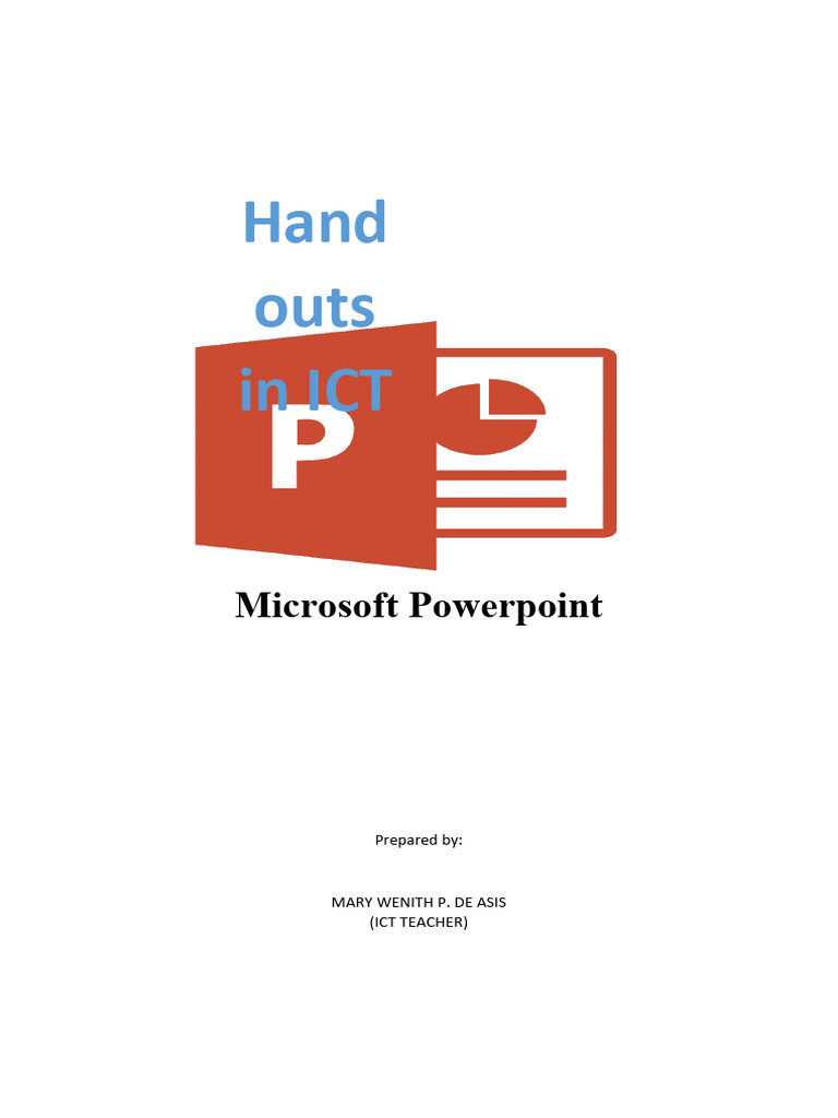 Handouts in ICT 8 | PDF | Microsoft Power Point | Computing