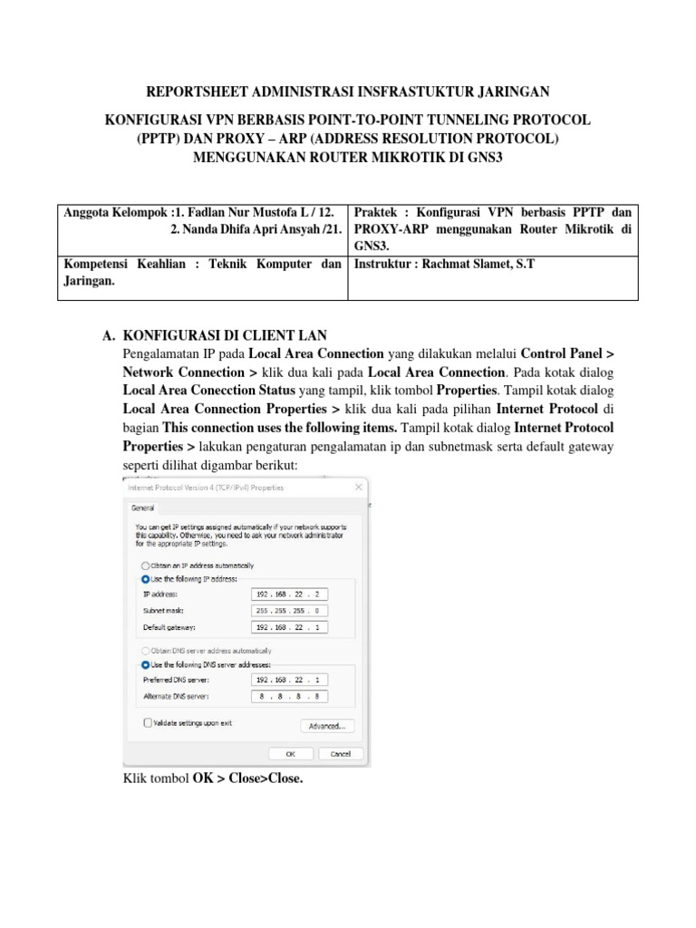 REPORTSHEET Nanda & Topa | PDF