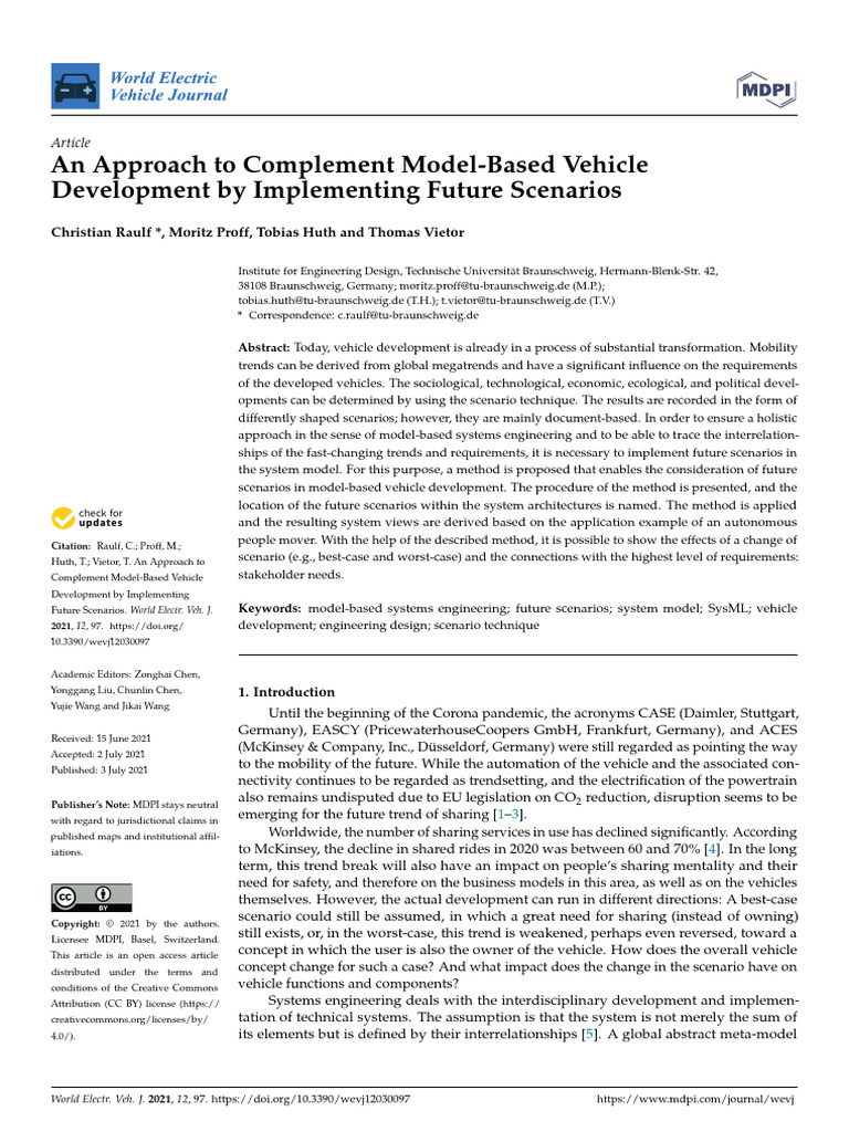 An Approach To Complement Model-Based Vehicle Development by ...