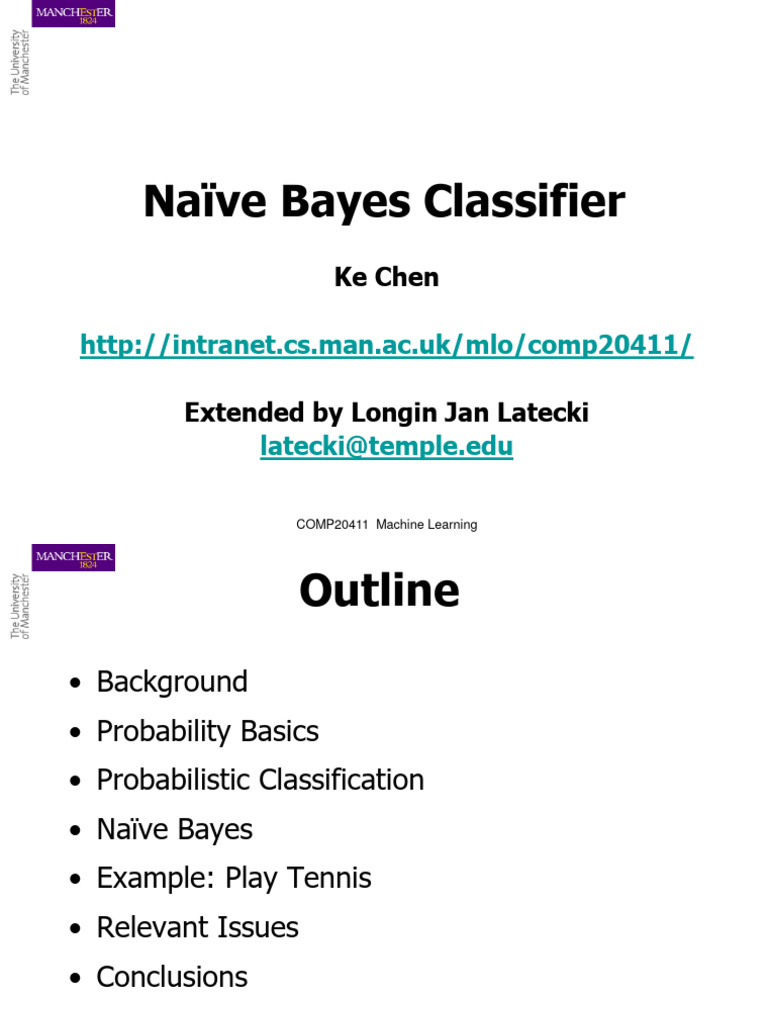 Naive Bayes | Download Free PDF | Statistical Classification | Machine Learning