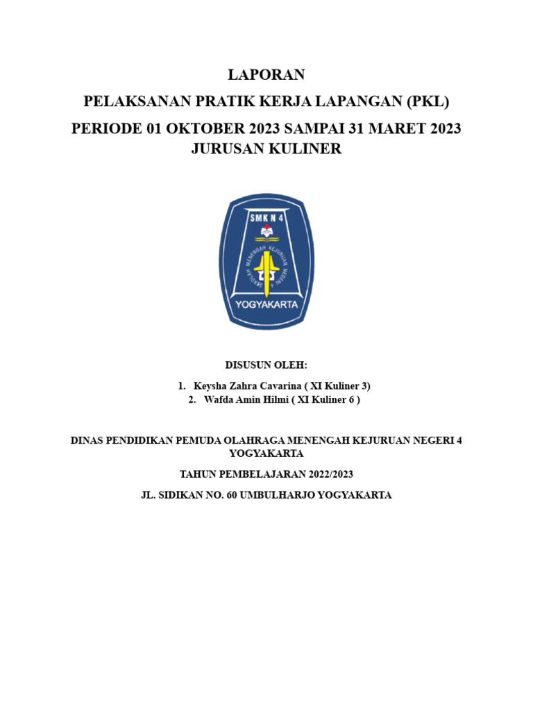 Laporan PKL | PDF