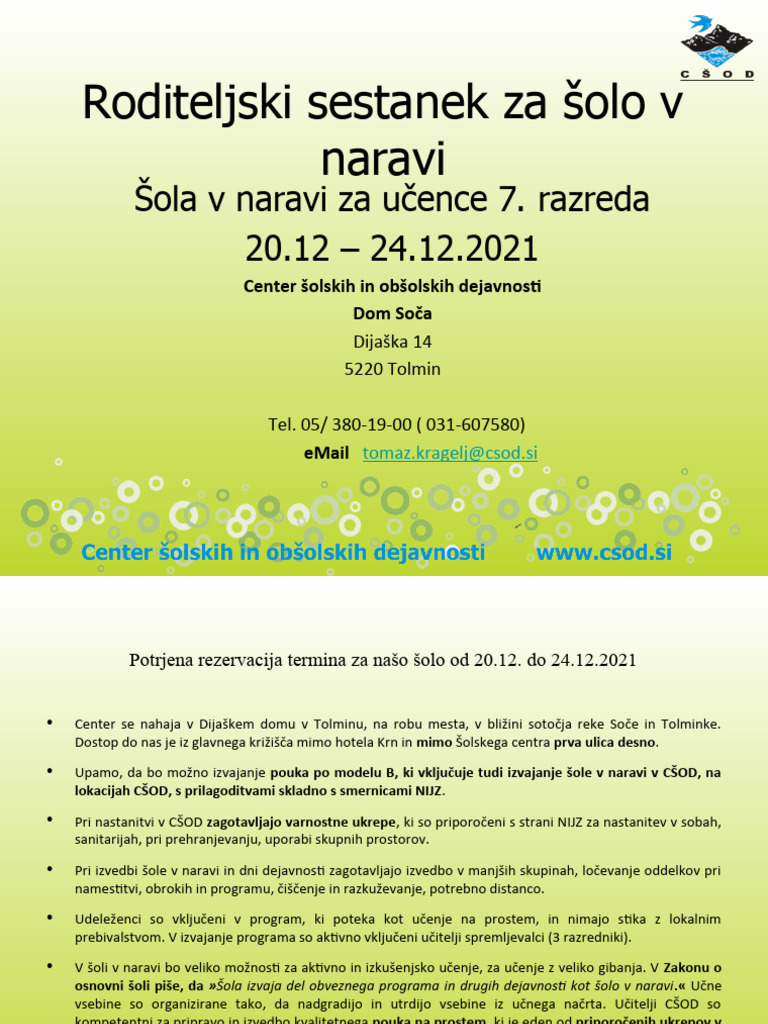 Predstavitev Soca | PDF