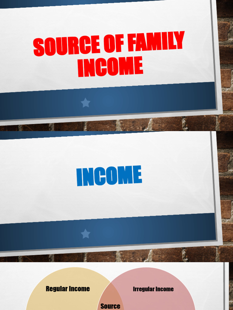 Source of Family Income | PDF | Salary | Overtime