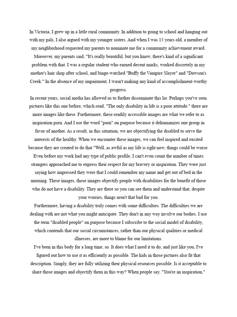 Walking in Another Person's Shoes and Perspective Taking | PDF | Disability