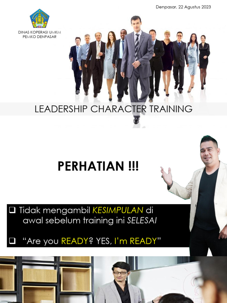Handout Leadership Character Training | PDF